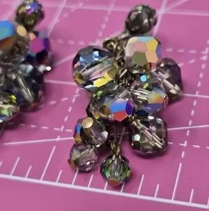 Laguna B | Jewelry | Vintage Laguna Ab Coated Faceted Crystal Cha Cha ...